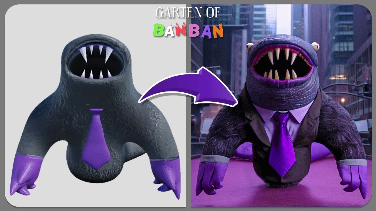 Garten Of Banban 7 - GAME Vs REAL LIFE - All Characters Comparison ...