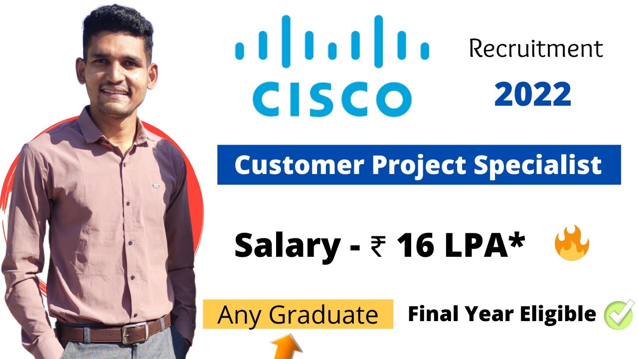 CISCO Recruitment 2022 | Fresher Eligible | Any Graduate | Final Year ...