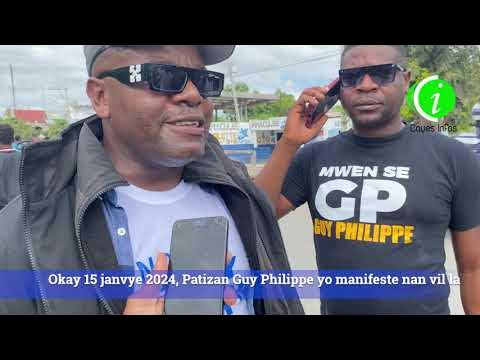Patizan Guy Philippe yo okipe beton an nan vil Okay - YouTube