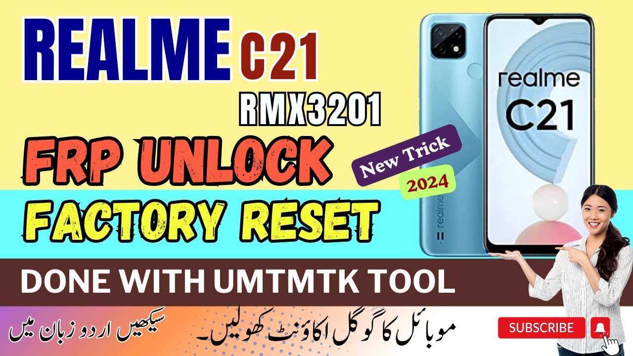 Realme C21 [ RMX3201 ] FRP Unlock And Factory Reset Using UMTMTK TOOL ...