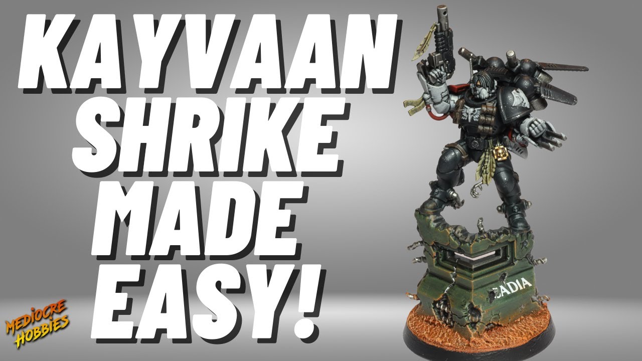 How to Paint Kayvaan Shrike for Raven Guard in Warhammer 40k! - YouTube