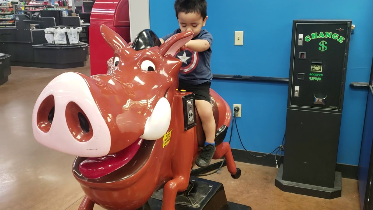 Roman on Pumbaa Ride - YouTube
