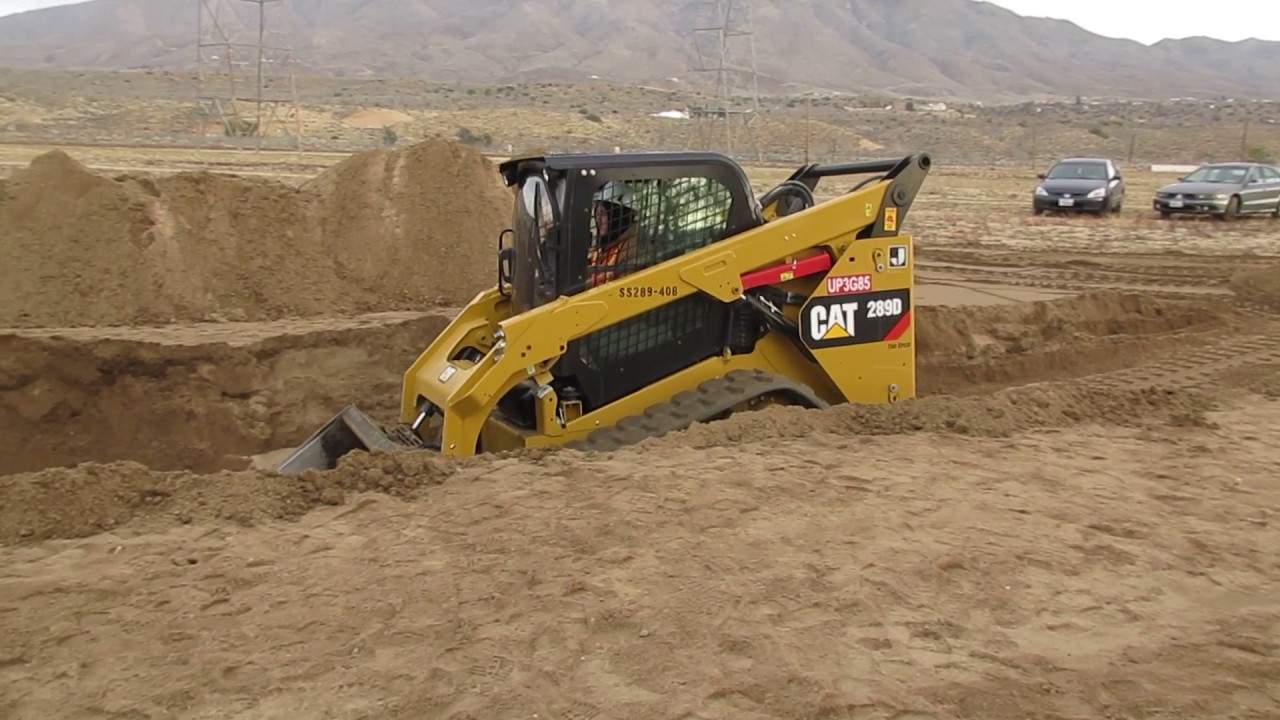 Digging a Trench with Skit Steer By Operator Deshazo - YouTube