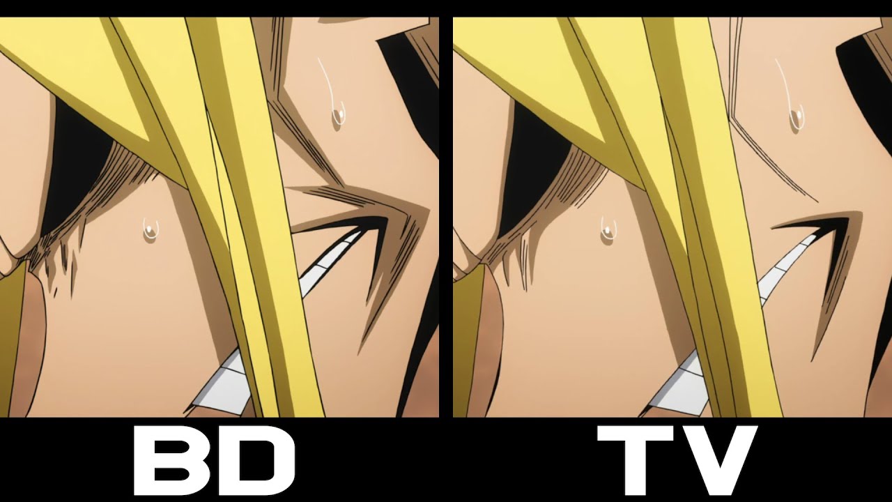 My Hero Academia S1 - Vol.01 | BD vs TV Comparison | - YouTube