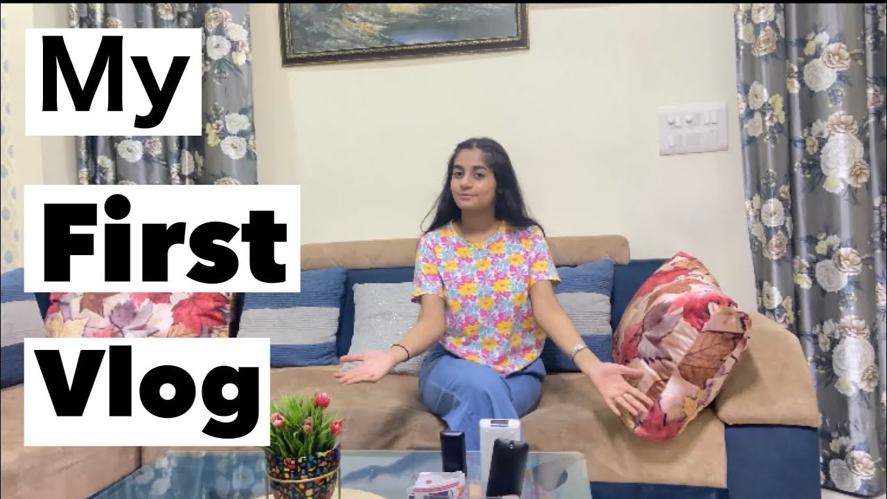My first vlog || first vlog video - YouTube