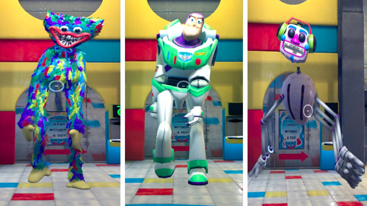 Poppy Playtime Chapter 1 | All New Jumpscares ( Rainbowhuggy,DJMM ...