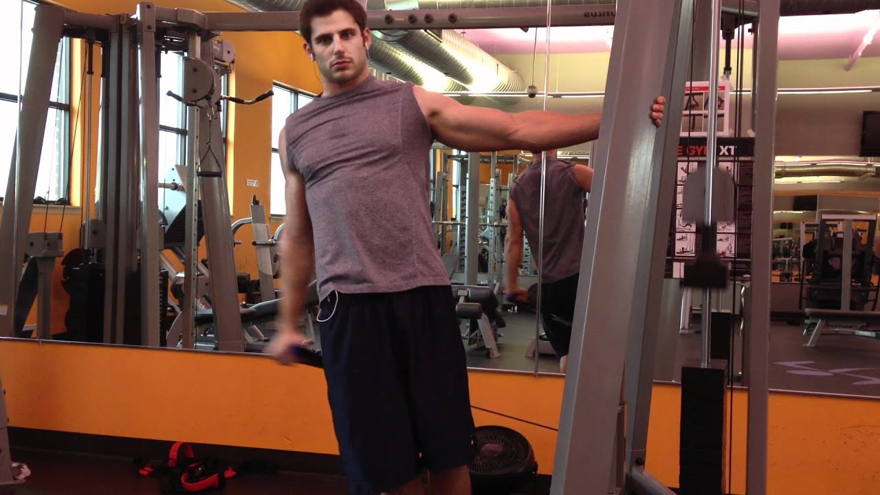 Ramped Fitness Lateral Cable Side Raises - YouTube
