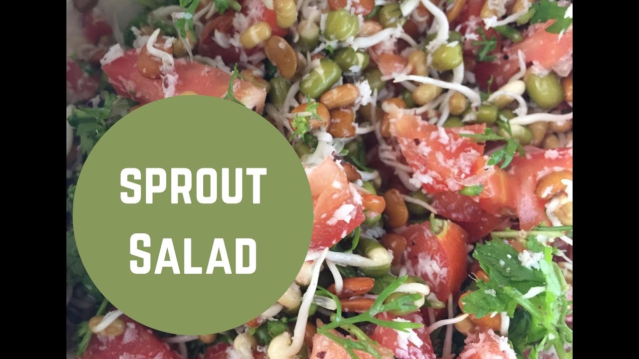 Protein Salad | Sprout Salad | Isha recipes | Raw Food #Sadhguru #yoga ...