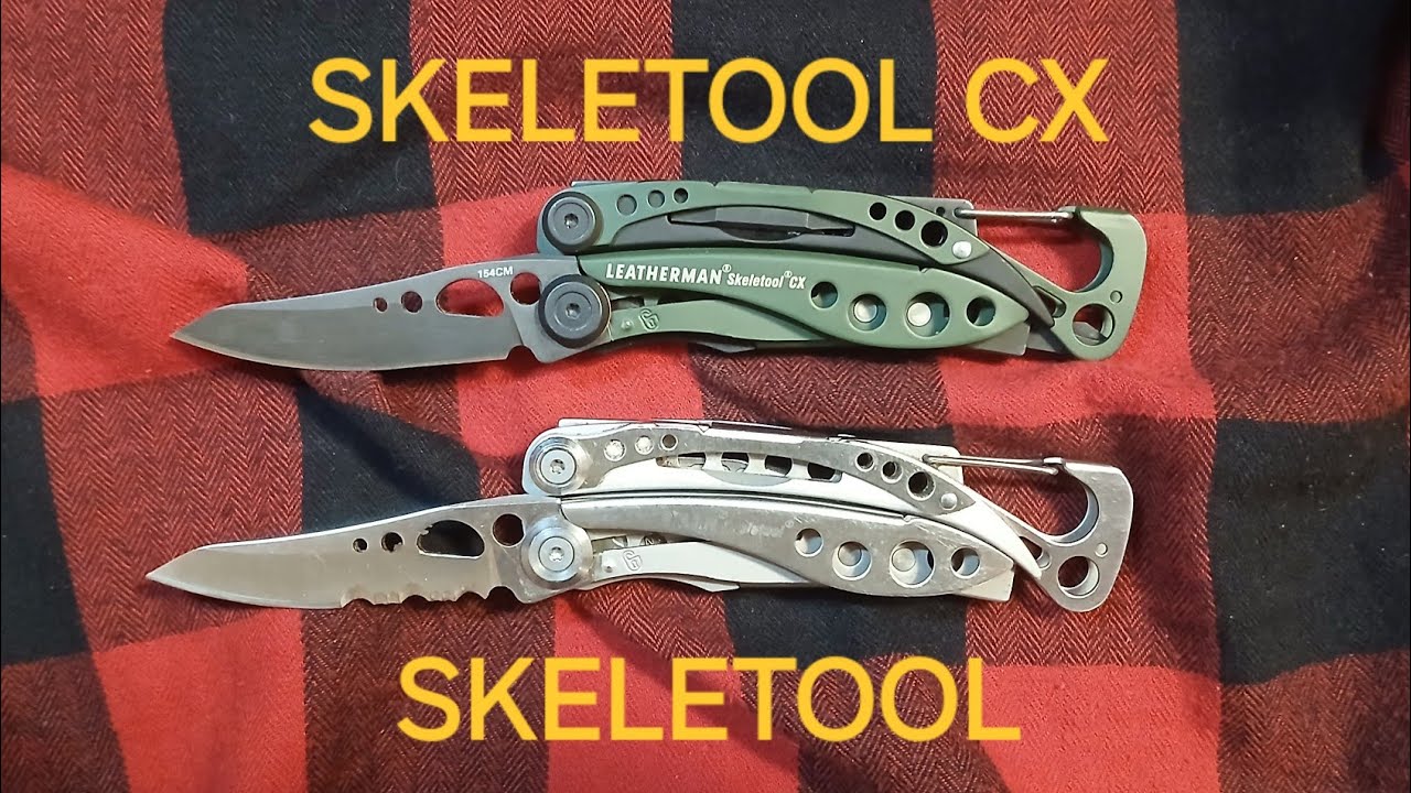 LEATHERMAN: skeletool vs skeletool cx! which is your fave? - YouTube