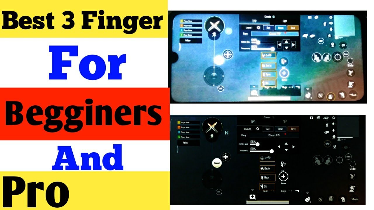 Best 3 Finger Claw Pubg Mobile +Best Sensitivity for Pro and Beginner ...