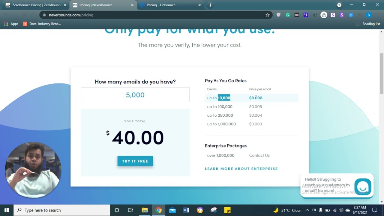 Email Verification Tools - Zero Bounce, Never Bounce, and DeBounce ...