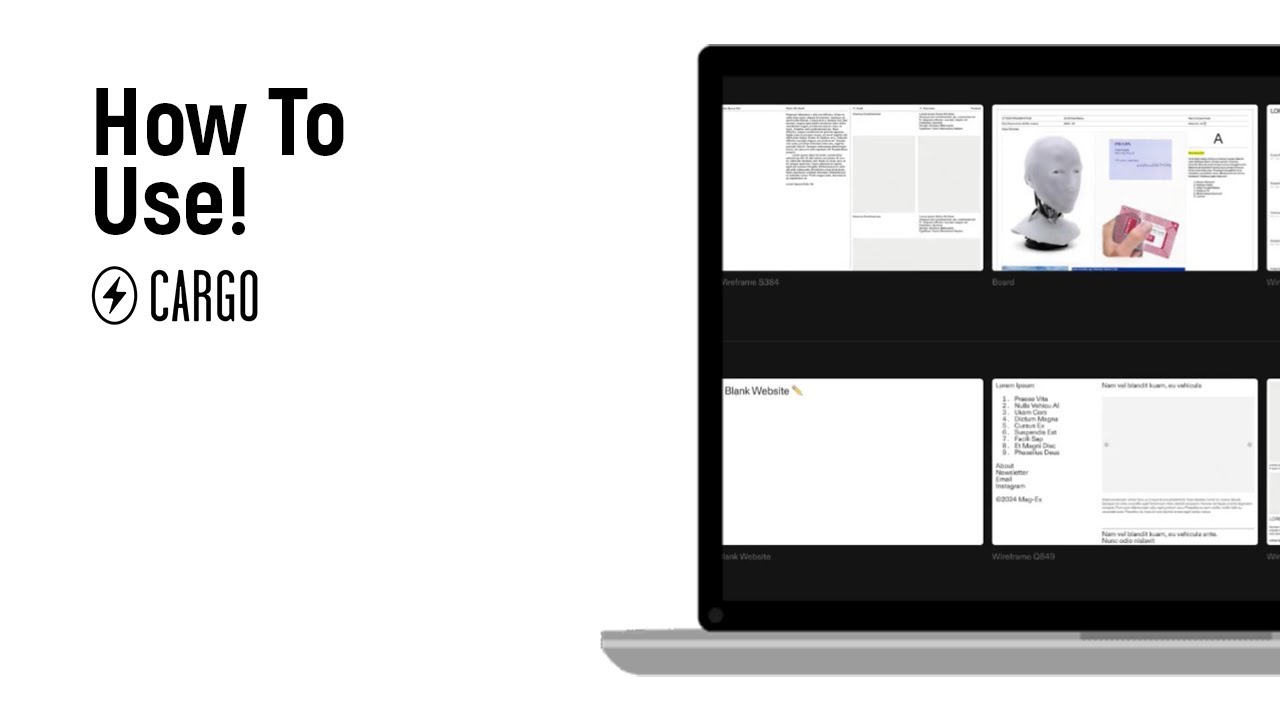 How to Use Cargo Collective Website Builder [Review] - YouTube