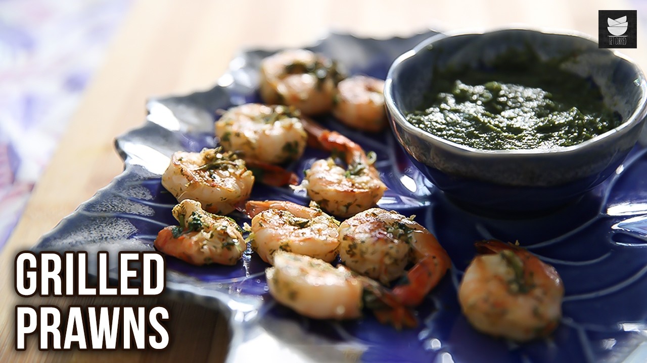 Grilled Prawns With Lemon & Coriander | Healthy & Tasty Grilled Prawns ...