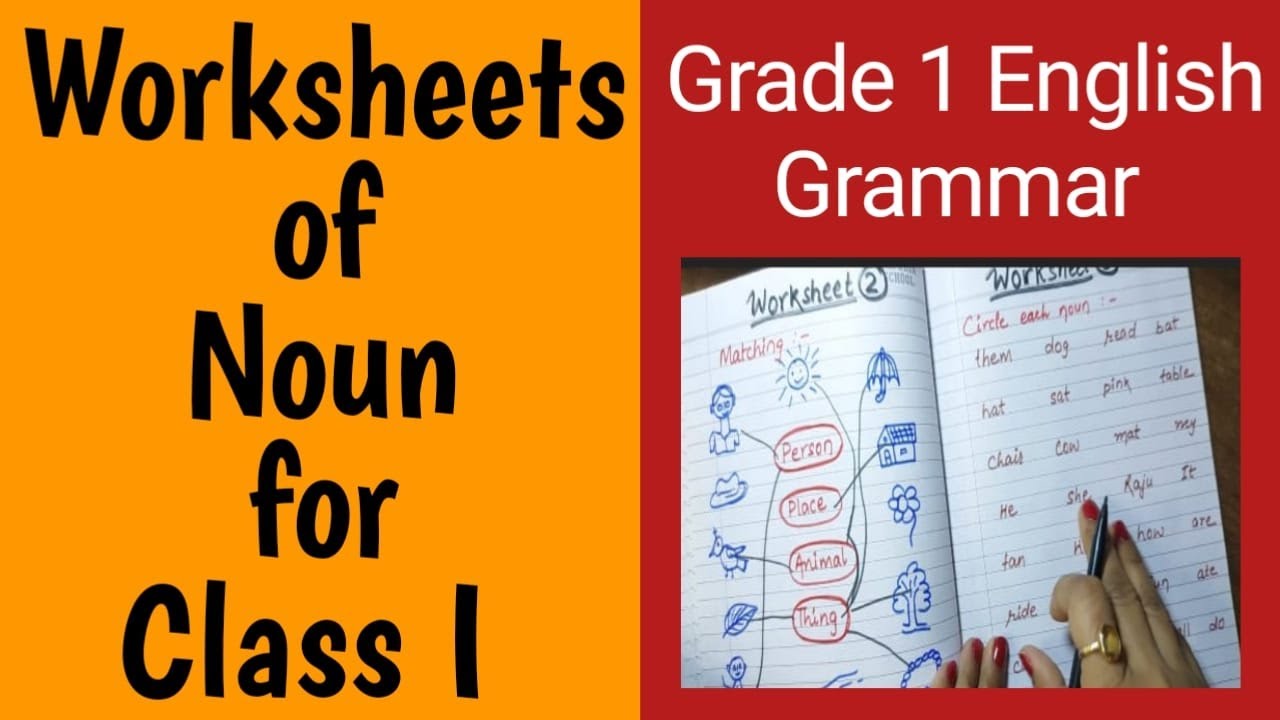 Noun Worksheet | Worksheets of Noun for Class 1 | English Grammar Noun ...