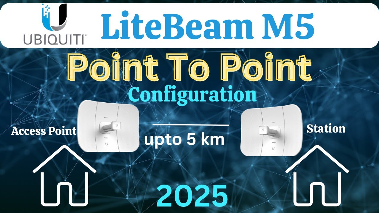 Ubiquiti Litebeam M5 Point To Point Full Configuration | Ubnt LiteBeam M5 Point To Point Setup # ...