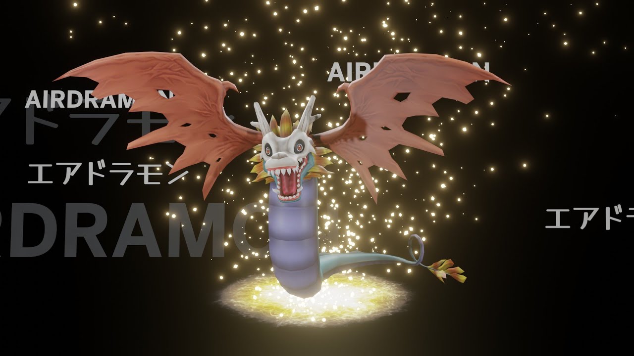 Airdramon エアドラモン Full Digivolution Line - YouTube