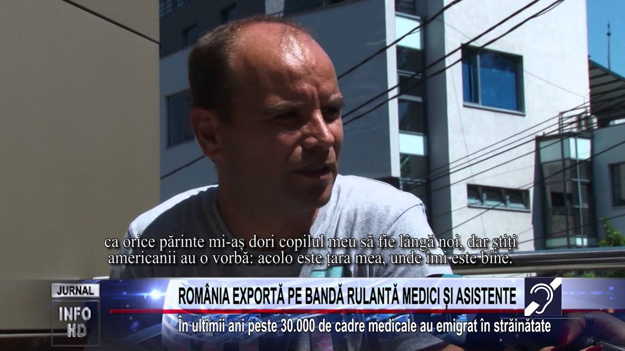 ROMANIA EXPORTA PE BANDA RULANTA MEDICI SI ASISTENTE - YouTube