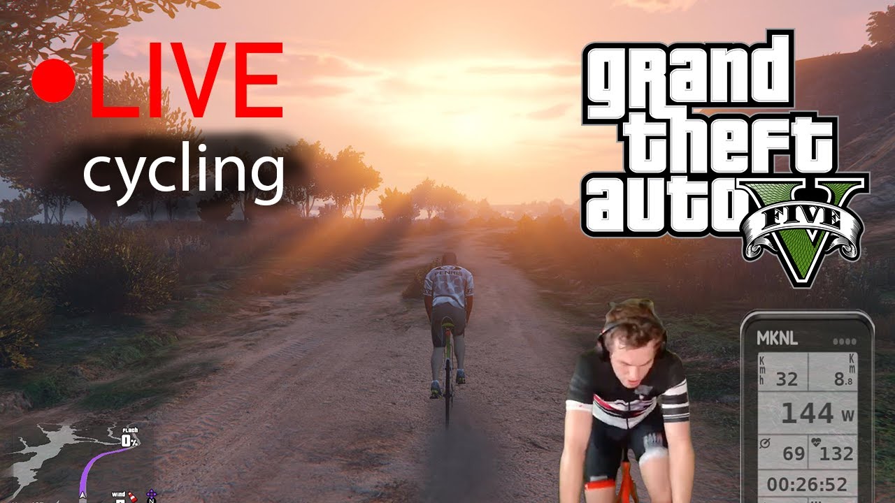 LIVE riding my real bike in GTA V #2 - YouTube