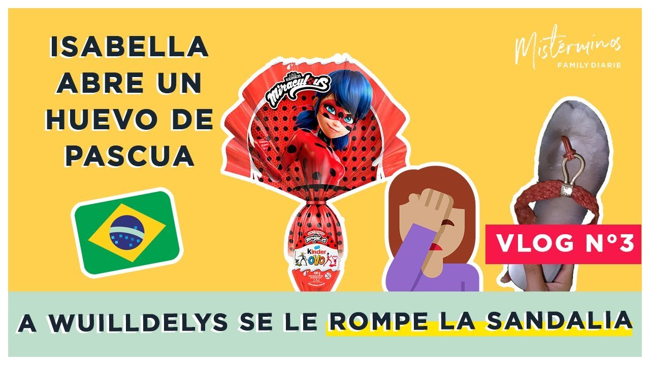 Isabella abre un huevo de pascua por primera vez│Venezolanos en Brasil ...