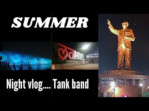 Tank bund night view 😍 ambedkar statue... 💓hyd... night vibes 😉 weekend ...