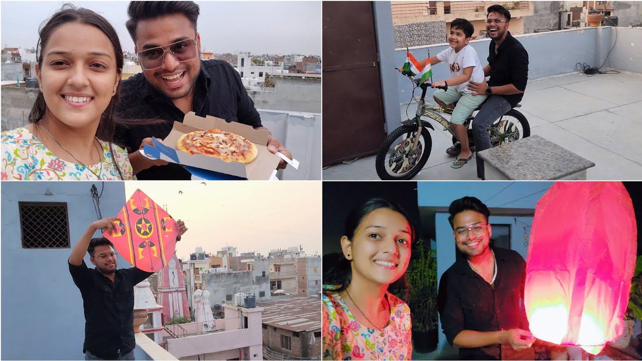 15 August Pe Ki Bhot Sari Masti Or Motu Ne First Time Lantern Udai 🇮🇳🤩 ...