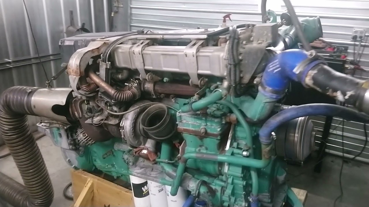Used 2006 Volvo D12 Engine Test Run 500-16487 - YouTube
