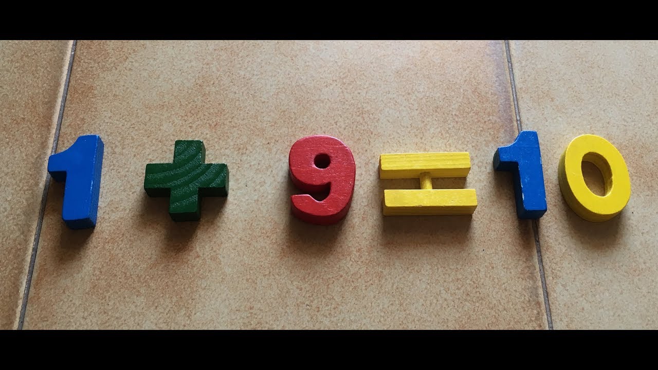 Learn numbers with colors for children kids - YouTube