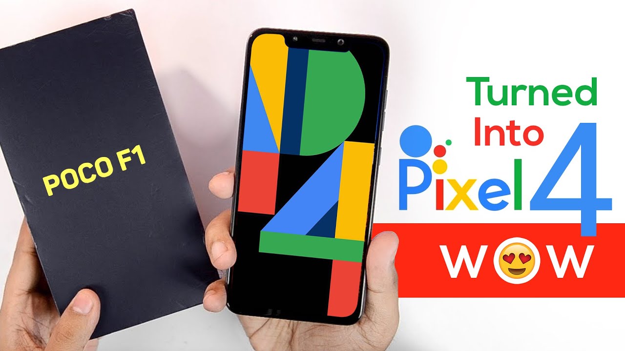 First Look | Poco F1 Pixel 4 ROM | Pixel Experience Based on Android 10 ...