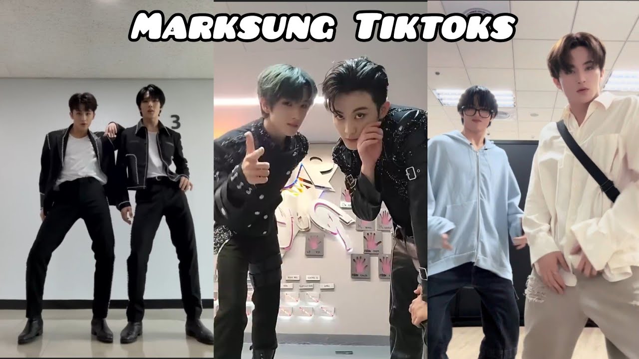 Mark-Jisung Tiktok dance challenges 💚 #nct #nctdream - YouTube