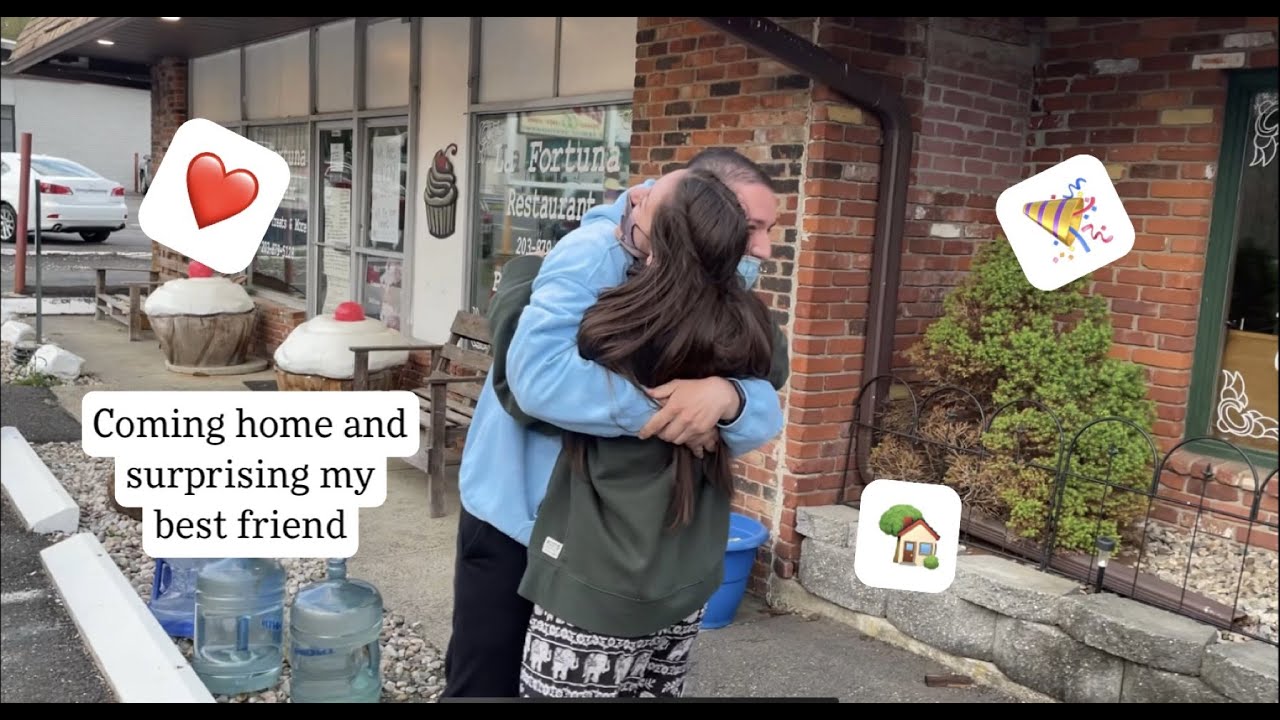 Surprising My Best Friend| Coming Home From College - YouTube