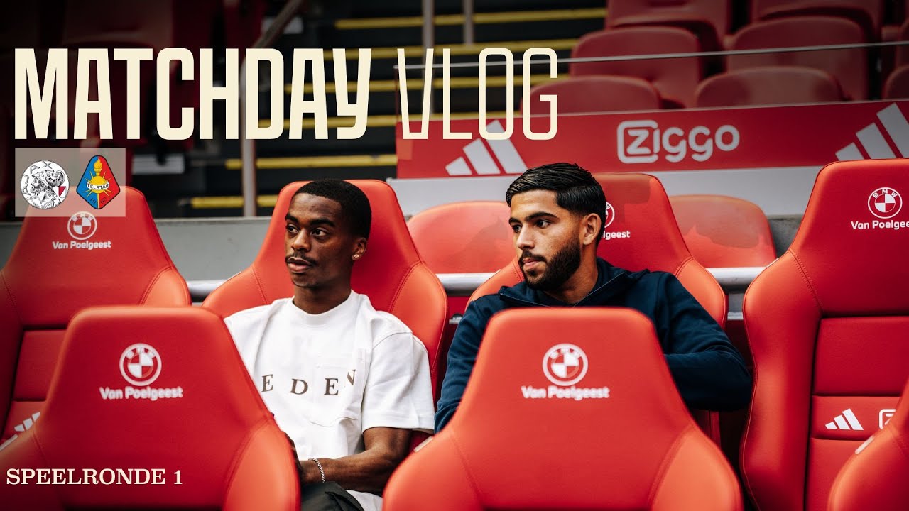 MATCHDAY VLOG | AJAX - TELSTAR - YouTube