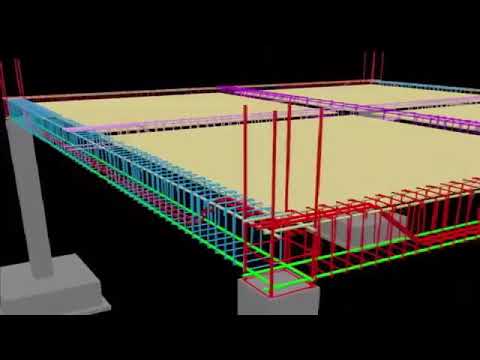 Reinforced Slab & Beam Casting Method - YouTube