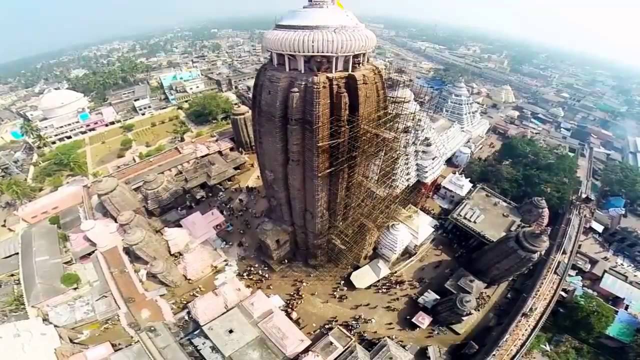 Puri Jagannath Temple Aerial View HD Full - YouTube