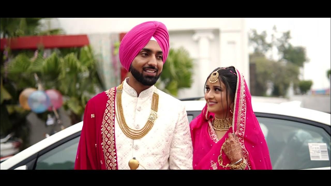 Narjit singh weds Kirandeep kaur wedding highlights - YouTube