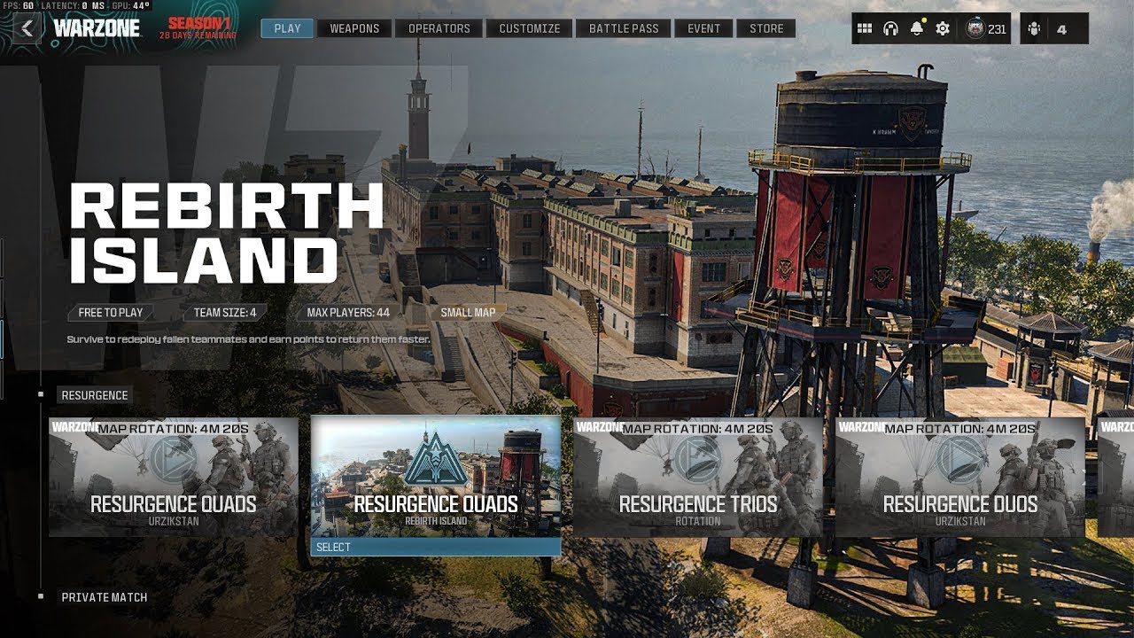 Rebirth Island is Finally Back in 2024👑... - YouTube