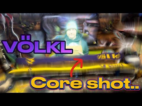 VOLKL TWIN TIP SKIS. With CORE SHOT - YouTube