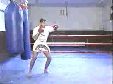 Rob Kaman Muay Thai Kickboxing Techniques Vol 1 Bag Training part 2 ...