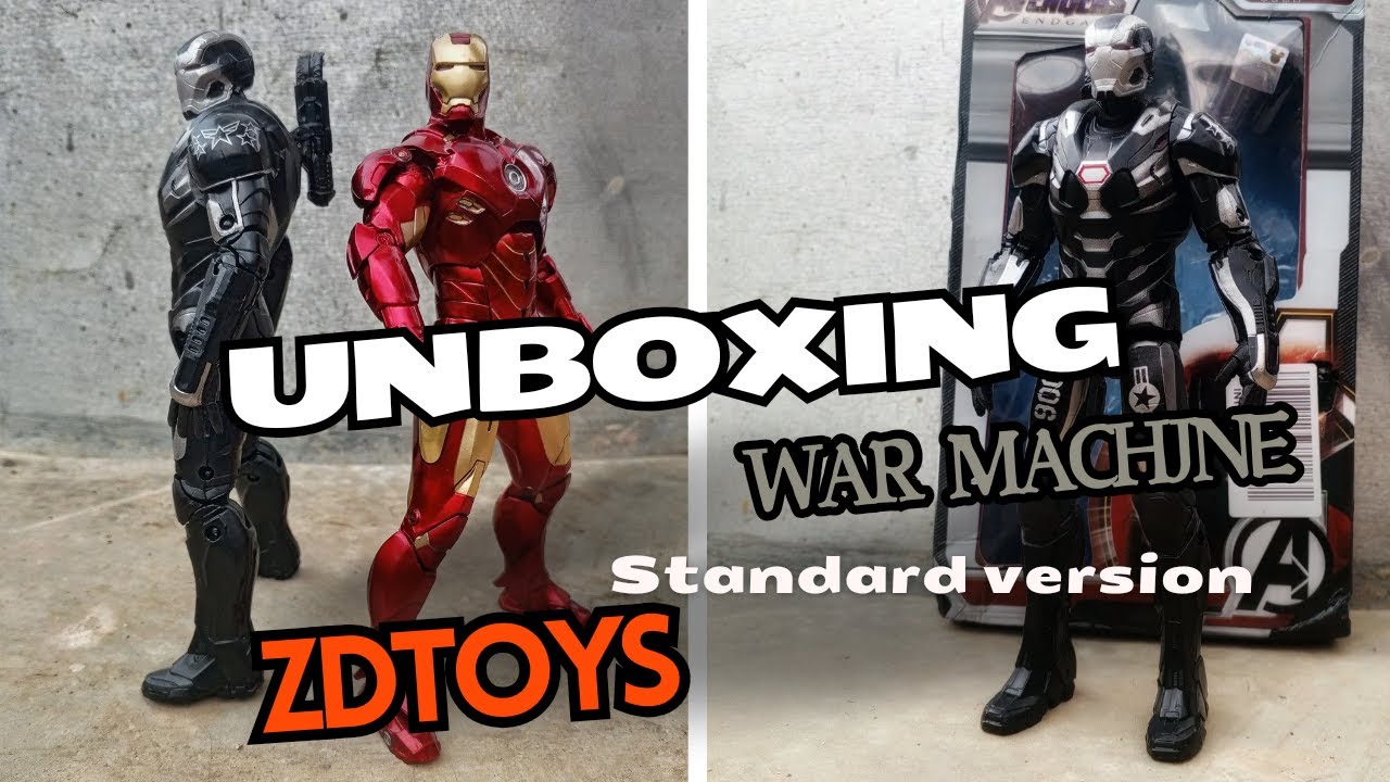 WAR MACHINE ZD TOYS STANDARD BOX UNBOXING & REVIEW ACTION FIGURE 1:10 ...