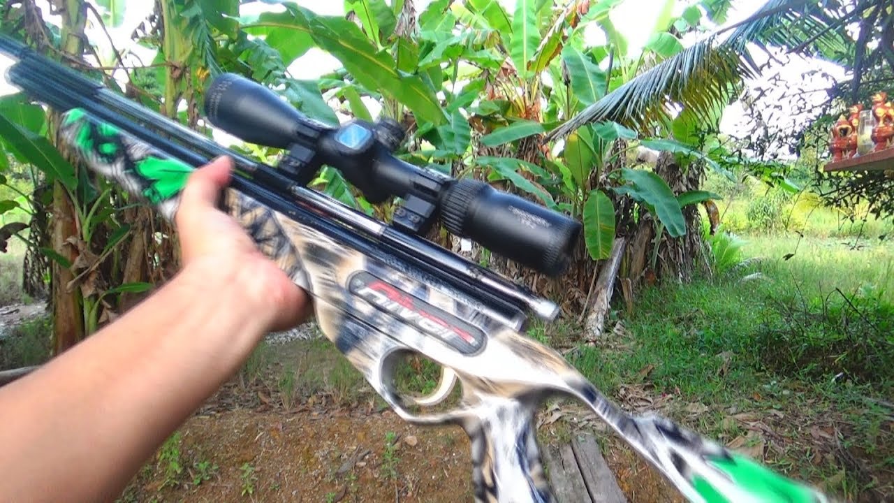 ปืนอัดลมอินโด Sharp River ลูกเบอร์2 - YouTube