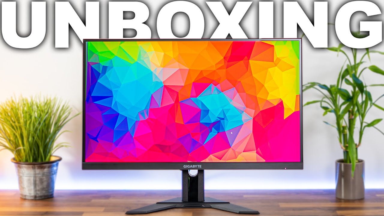 Gigabyte G27F 2 27" Gaming Monitor Unboxing - YouTube