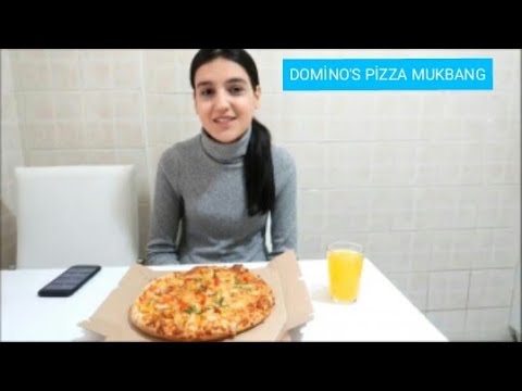 Domino's Pizza Mukbang||Youtubedan kazandığın para sana yetiyormu?