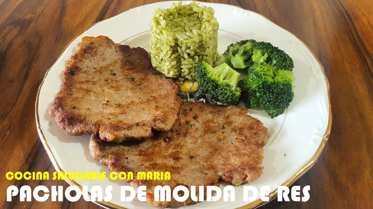 COMO PREPARAR PACHOLAS DE CARNE MOLIDA DE RES (SS) / COCINA SALUDABLE ...