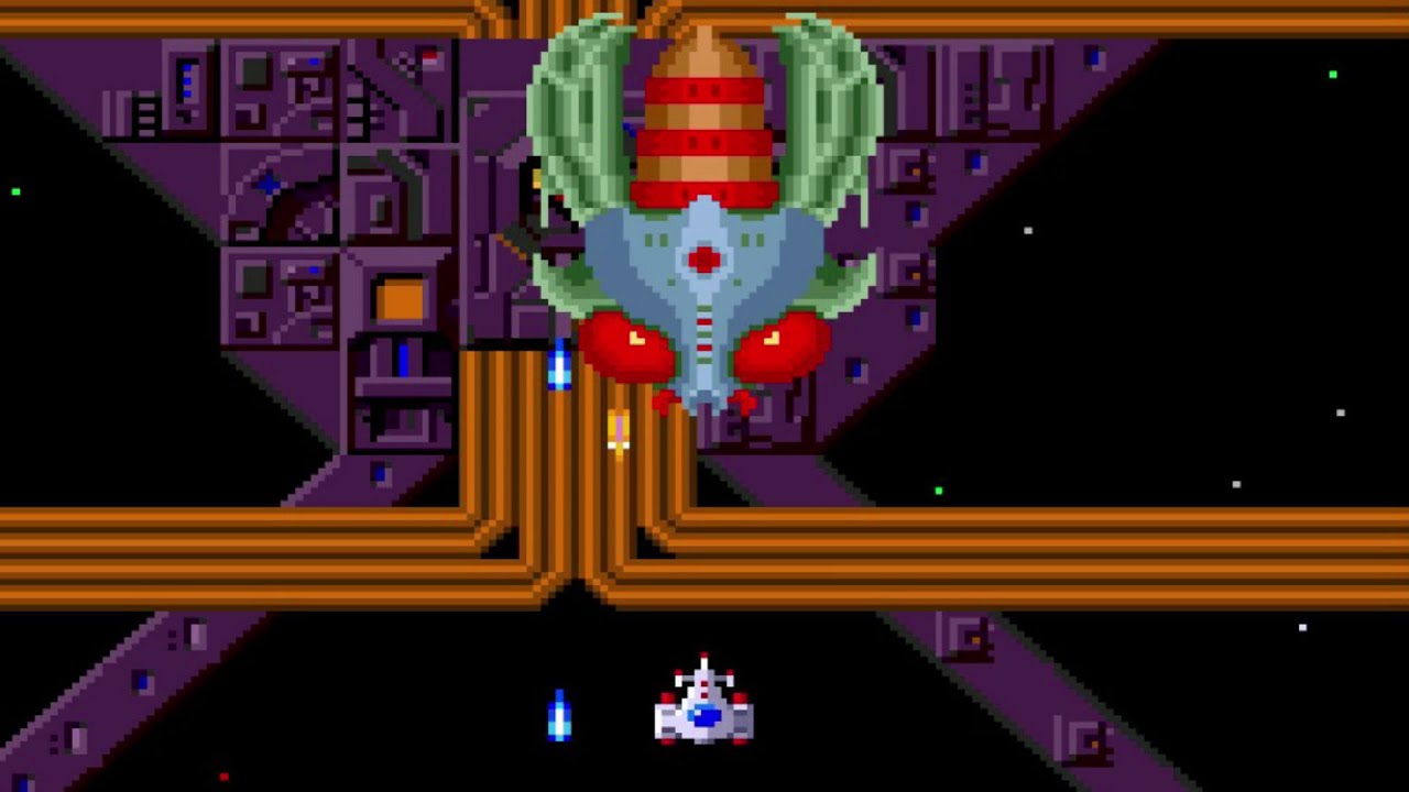 Galaga '90 (PC Engine) All Bosses (No Damage, Hard, No Power Up) - YouTube