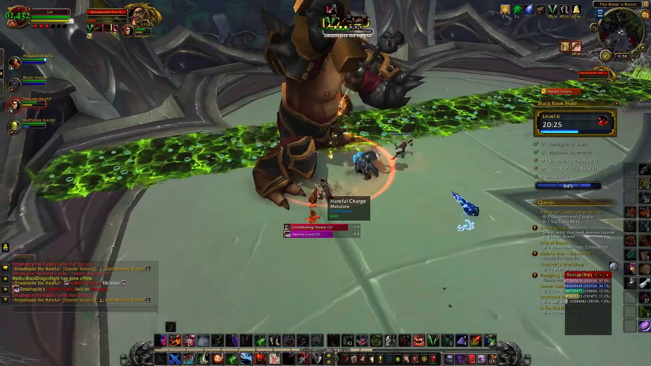 world of warcraft legion mythic + Black rook hold 3 chest - YouTube