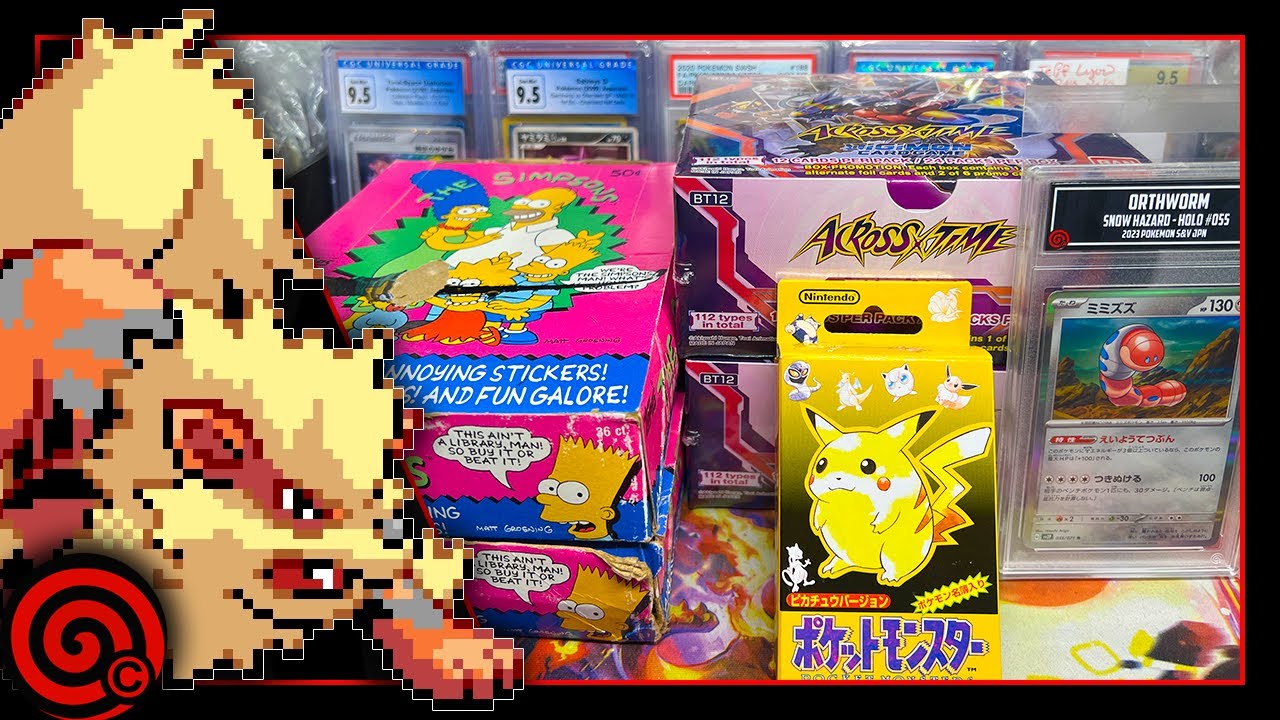 THE SIMPSONS IN STOCK - ACROSS TIME DIGIMON - FREE POKEMON SLABS - LIVE ...