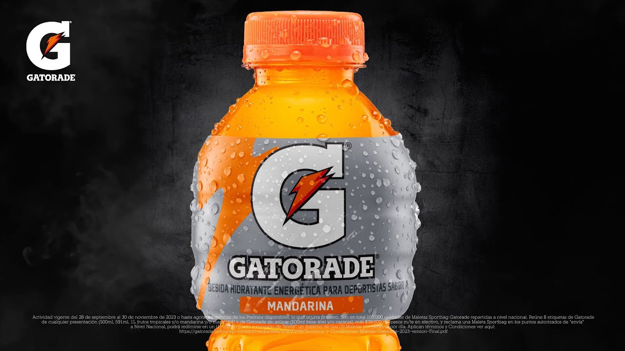 Reclama tu Sportbag Gatorade ⚡ Con solo 8 etiquetas + $39.000 pesos ...