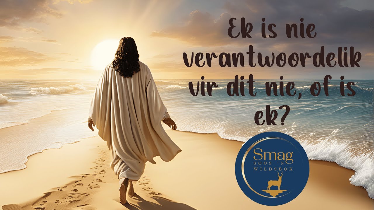 Ek is nie verantwoordelik vir dit nie, of is ek? #afrikaans # ...