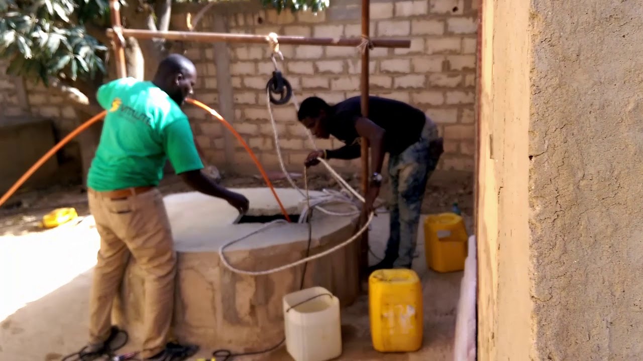 SolarWorX // VITALITE Senegal - Solar pump installation - YouTube