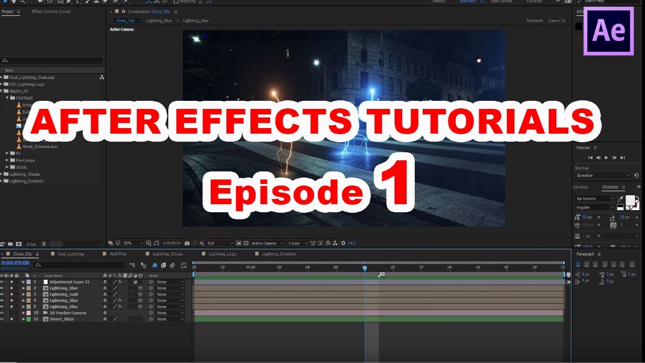 After Effects Tutorial | [HINDI] | EP - 1 | Creative Learning Center ...