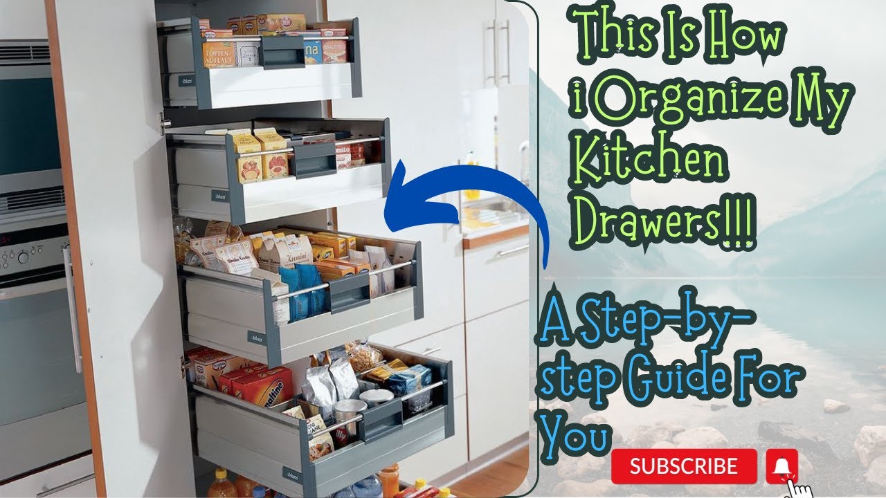 Master Your Kitchen Drawers : Step-By-Step Organization - YouTube